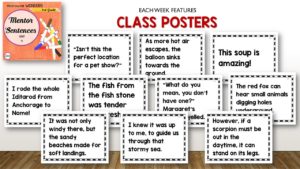 Mentor Sentences - Teach It So They Remember It! - The Literacy Garden