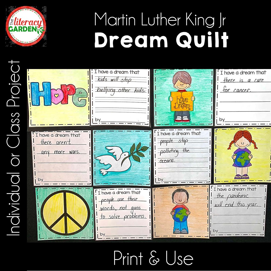 Martin Luther King Jr Dream Quilt - The Literacy Garden