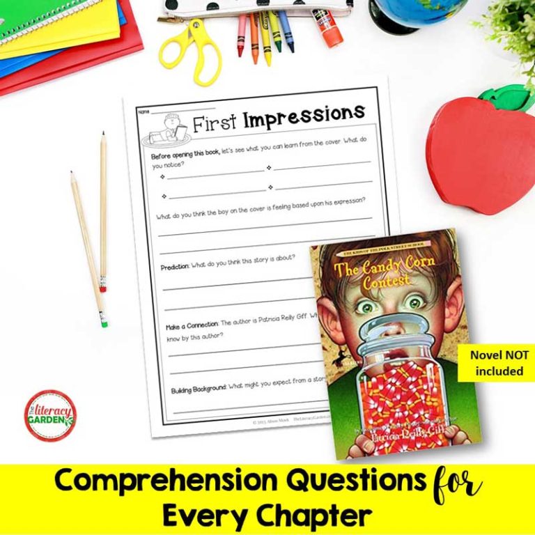 The Candy Corn Contest Comprehension Questions and Book Study - The ...
